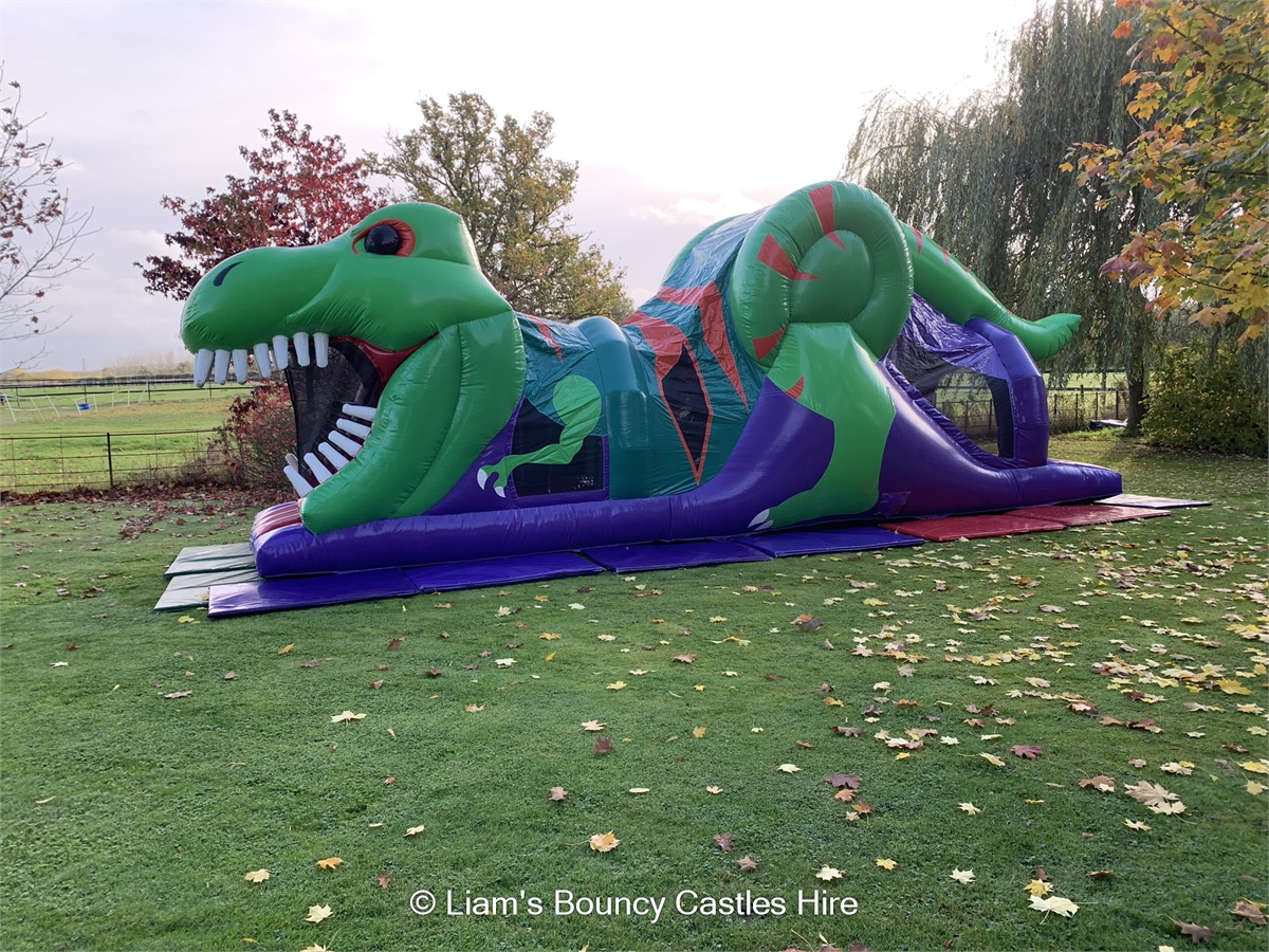 Triple Dinosaur 3D Package - Bouncy Castle Hire in Telford | Liam's Bouncy Castles Hire